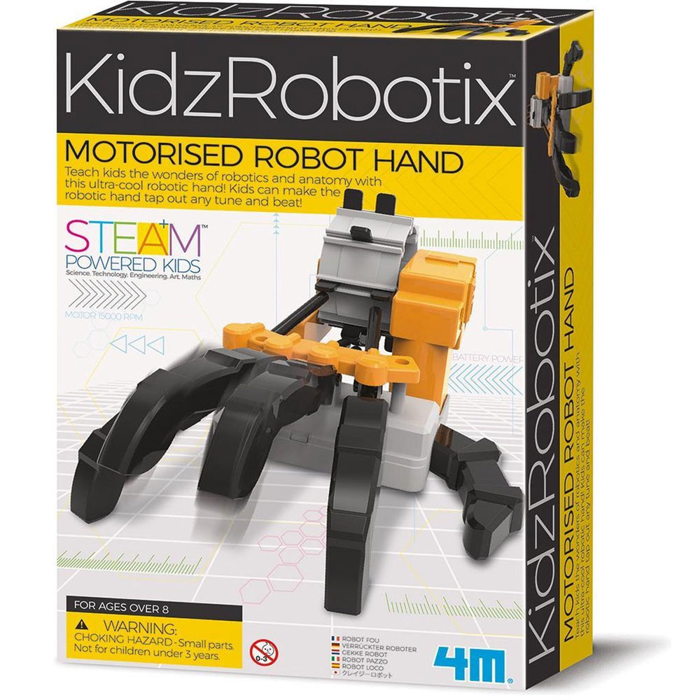 4M Kidzrobotix Robot Hand | steam powered kids