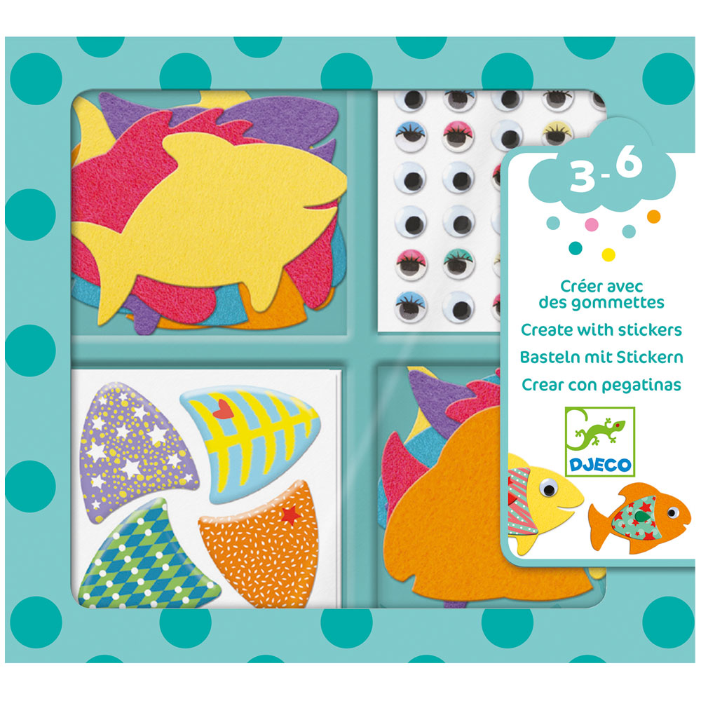 Stickers ik hou van vissen